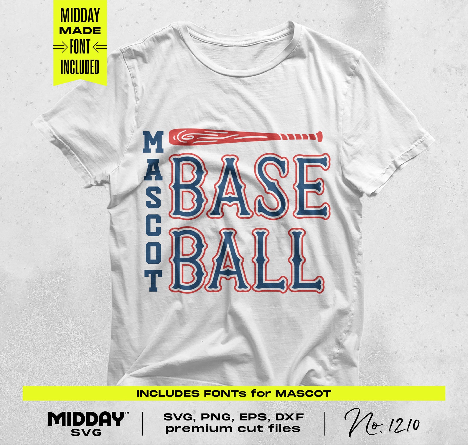 Bold Baseball Template SVG Bundle V10 - Instant Download for DIY Crafts ...