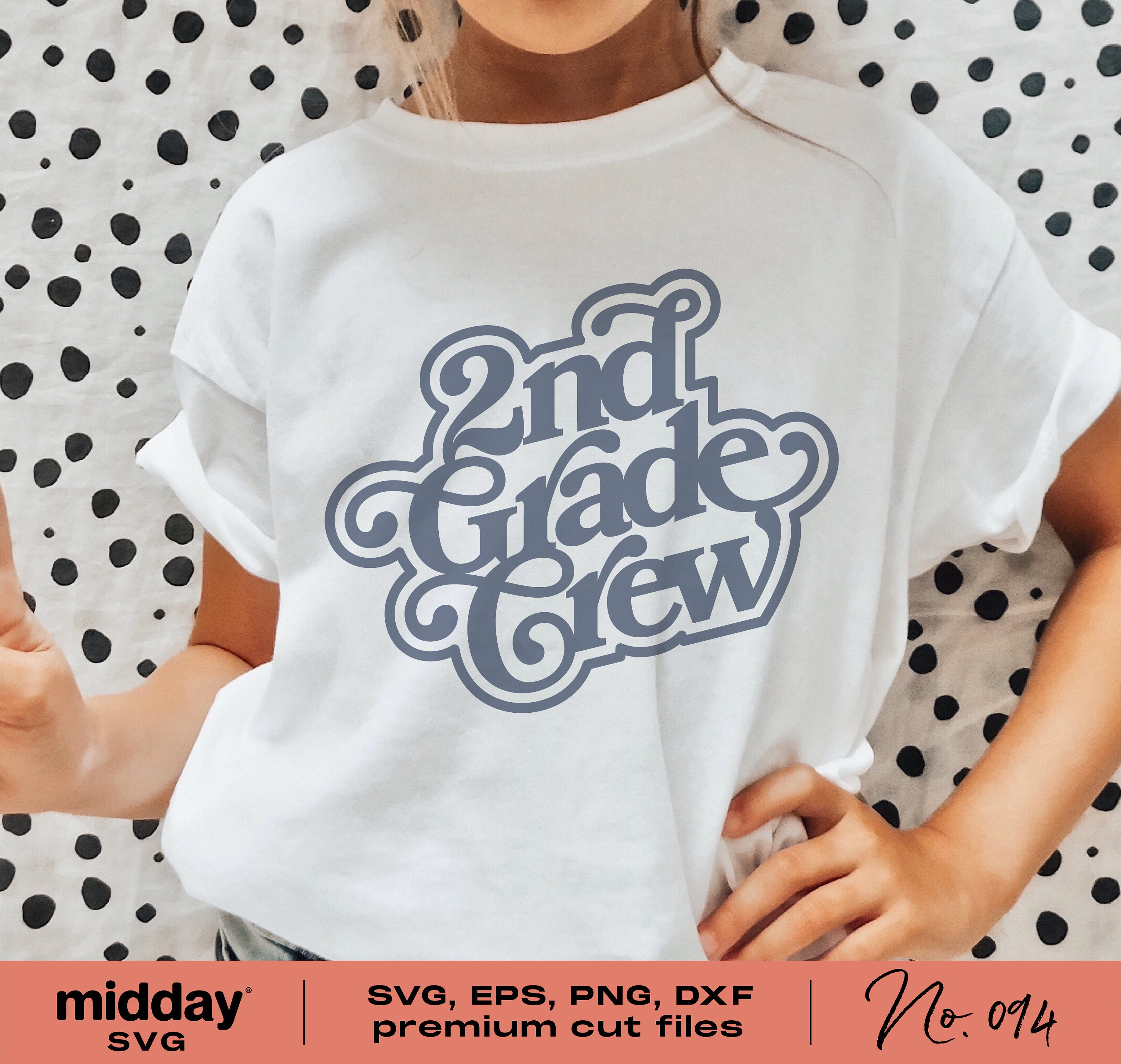Second Grade Crew Svg Dxf Eps Png Second Grader Svg 2nd - Etsy