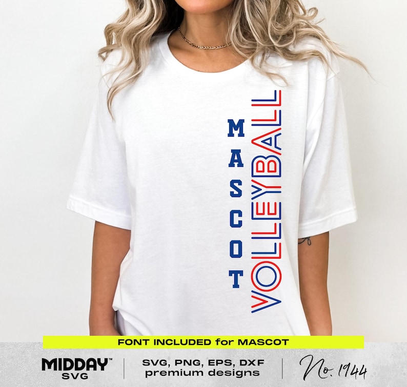 Volleyball Team SVG, Mascot Design (digital Download) - Etsy