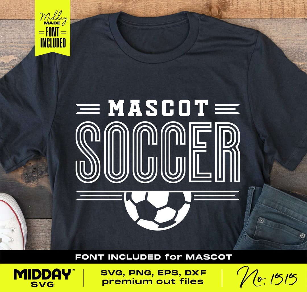 Soccer Team SVG, Mascot Font (digital Download) - Etsy