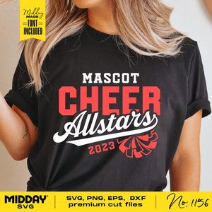 Cheer Allstars Svg Png, Cheerleading Allstar Team Shirt Design ...