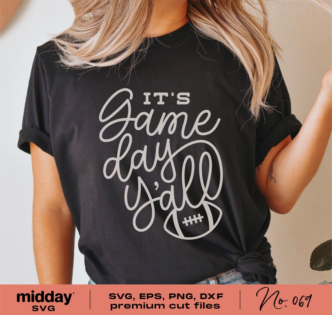 It's Game Day Y'all Football SVG, School Spirit, Cricut Cut File ...