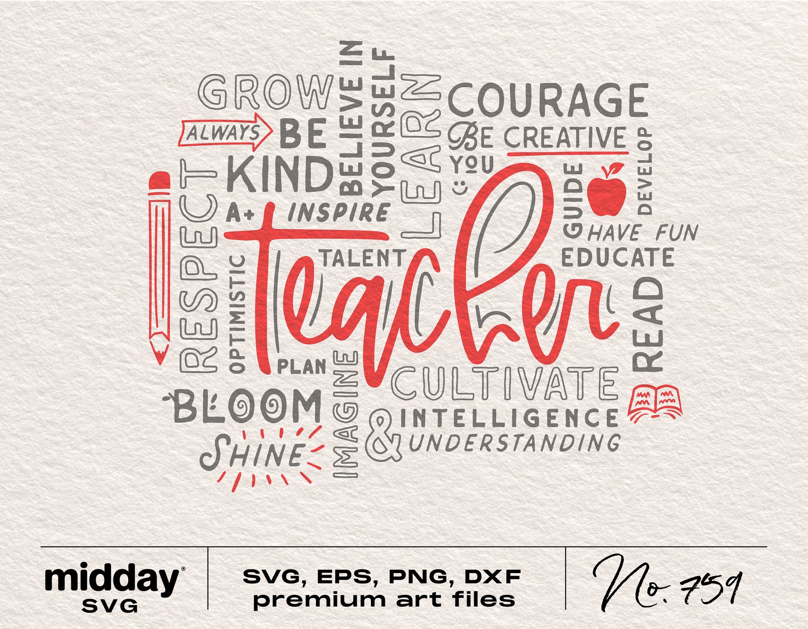 Teacher Word Art Svg Teacher Shirt Svg Png Teacher - Etsy