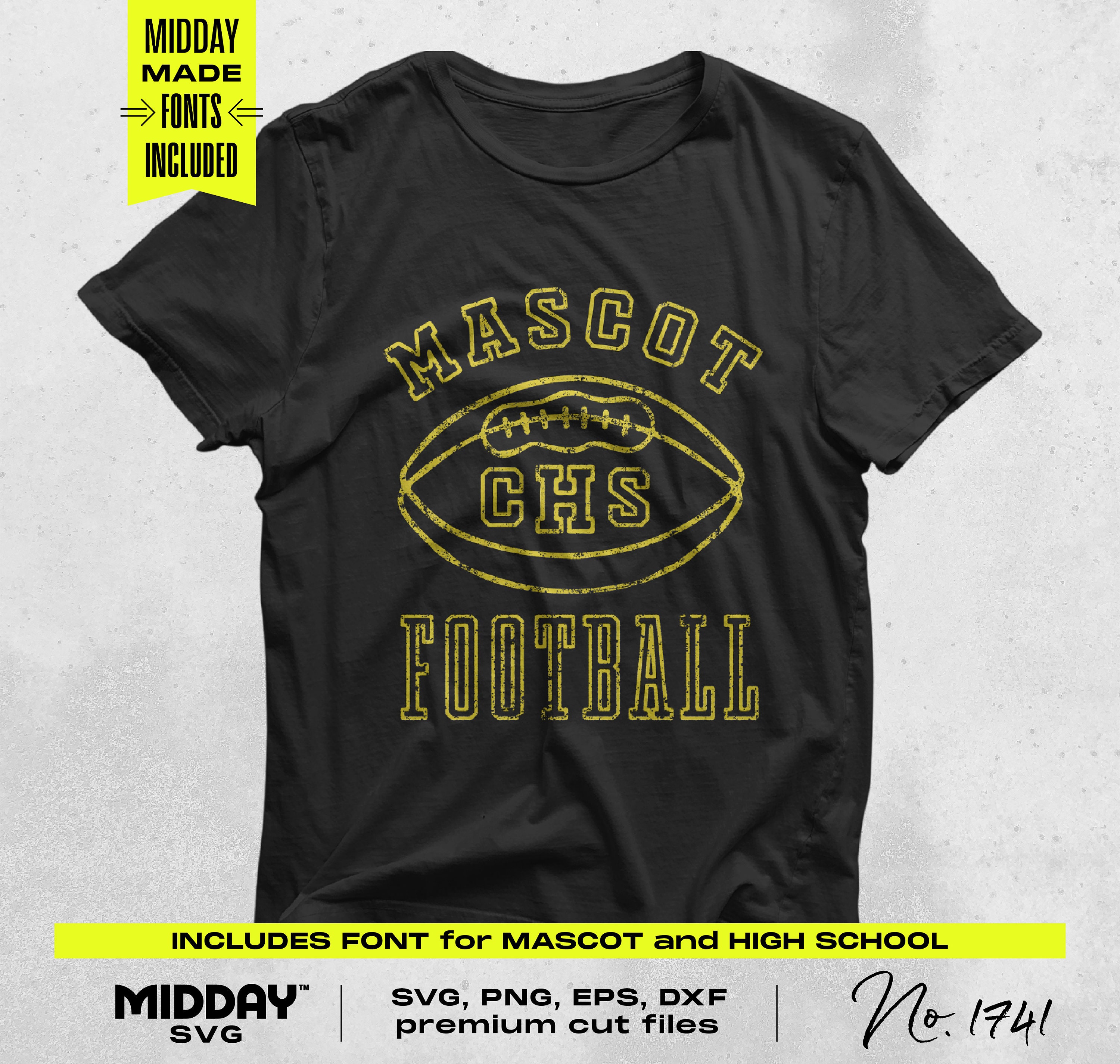 Customizable Football Team SVG, Mascot, Font Included (digital Download ...