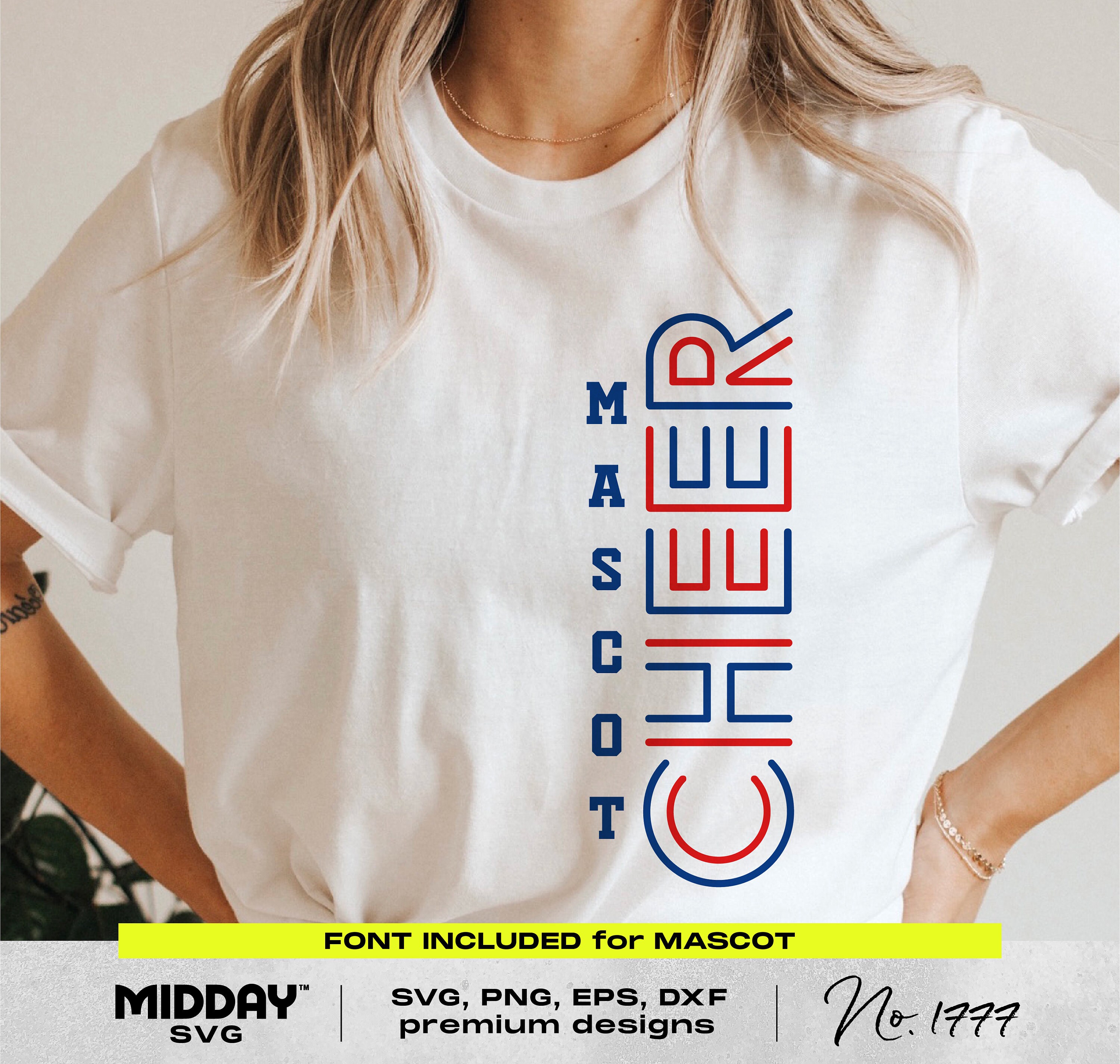 Cheer Team SVG, Customizable Mascot Font (digital Download) - Etsy