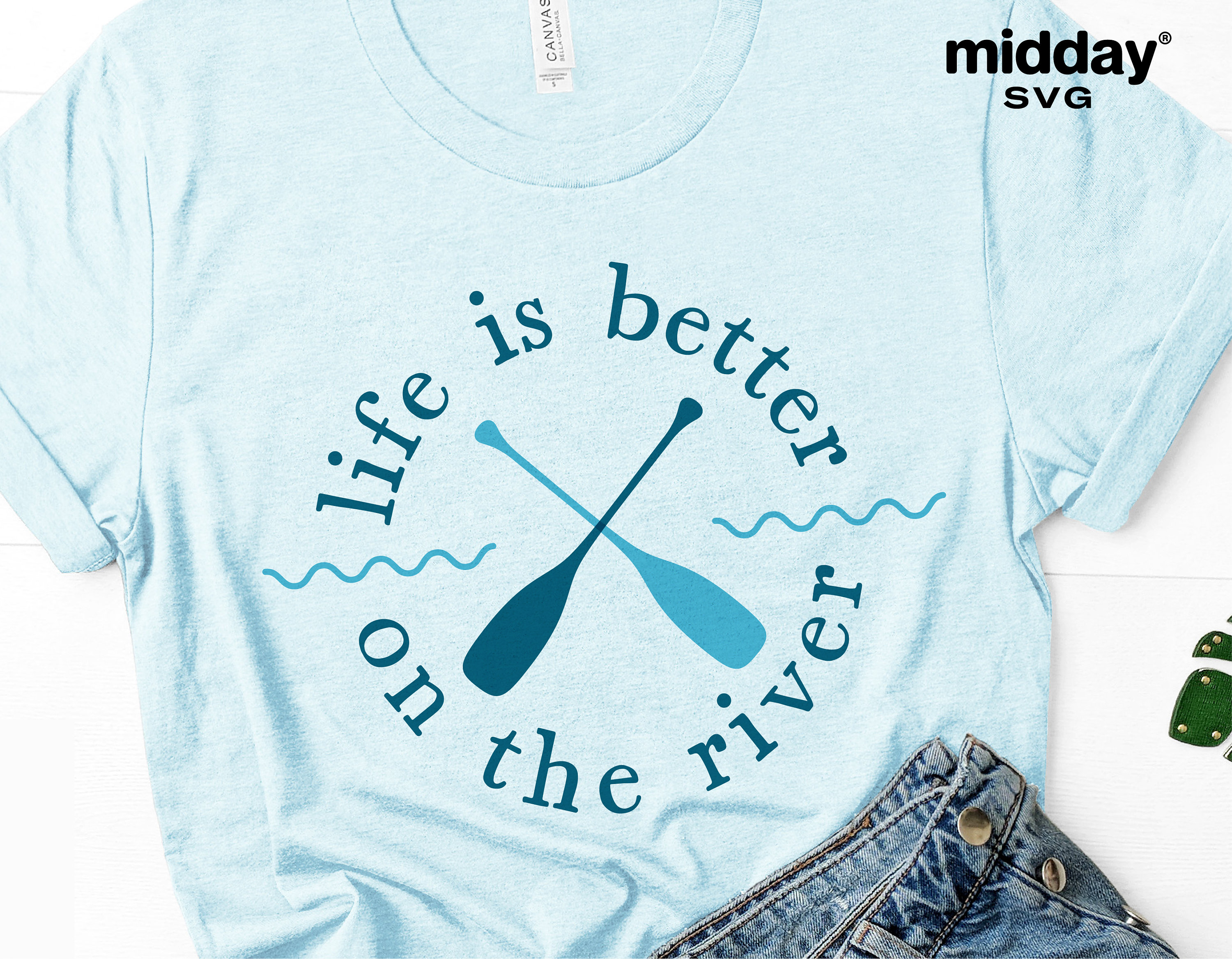 River Life SVG, Summer River, Cricut Silhouette (digital File) - Etsy