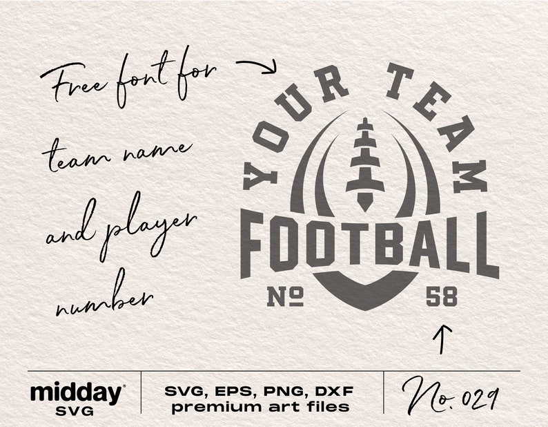 Football Team Template Svg Png Dxf Eps Player Shirts Your - Etsy