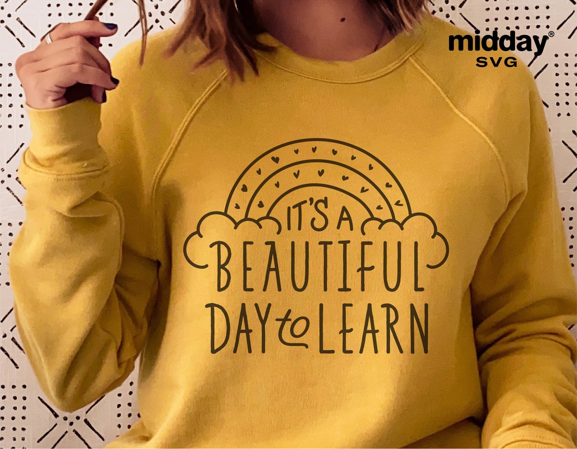 It's A Beautiful Day to Learn Svg Teacher Life Svg Gift - Etsy