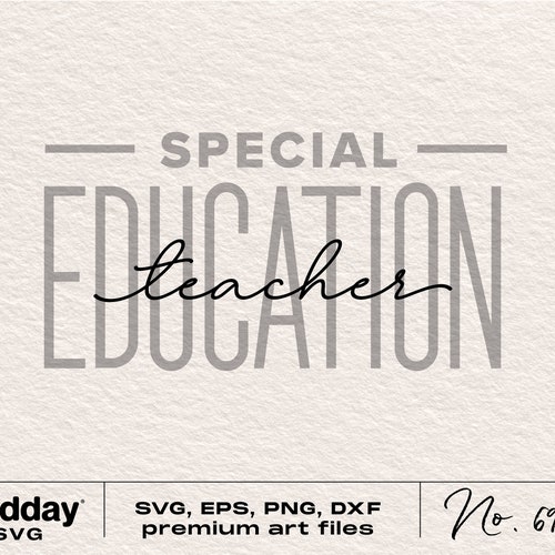 Special Education Teacher Svg Png Cricut Cut File Special Ed - Etsy