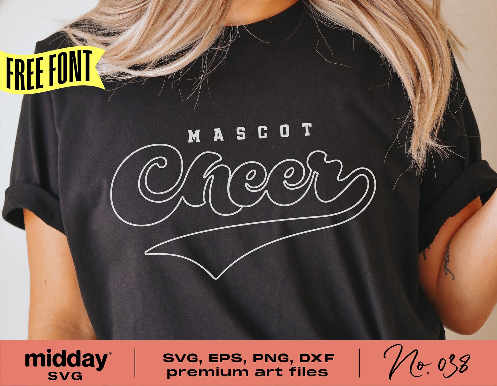 Cheerleading SVG Cheer Team Template Svg Dxf Png Eps Cricut - Etsy