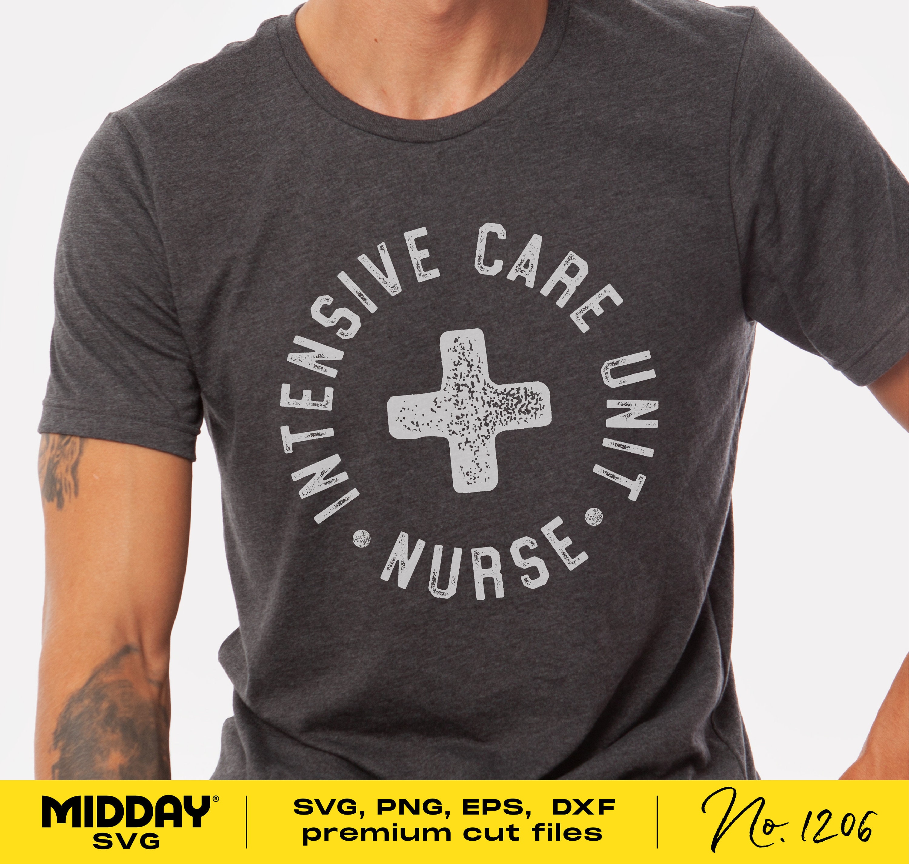 ICU Nurse SVG PNG, Intensive Care Unit, Cricut Cut File (digital ...