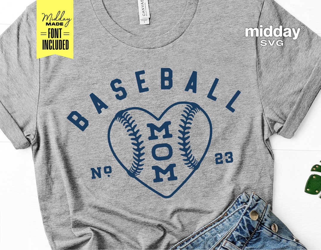 Baseball Mom Svg, Png Ai Eps Dxf, Baseball Cricut Cut Files, Silhouette ...