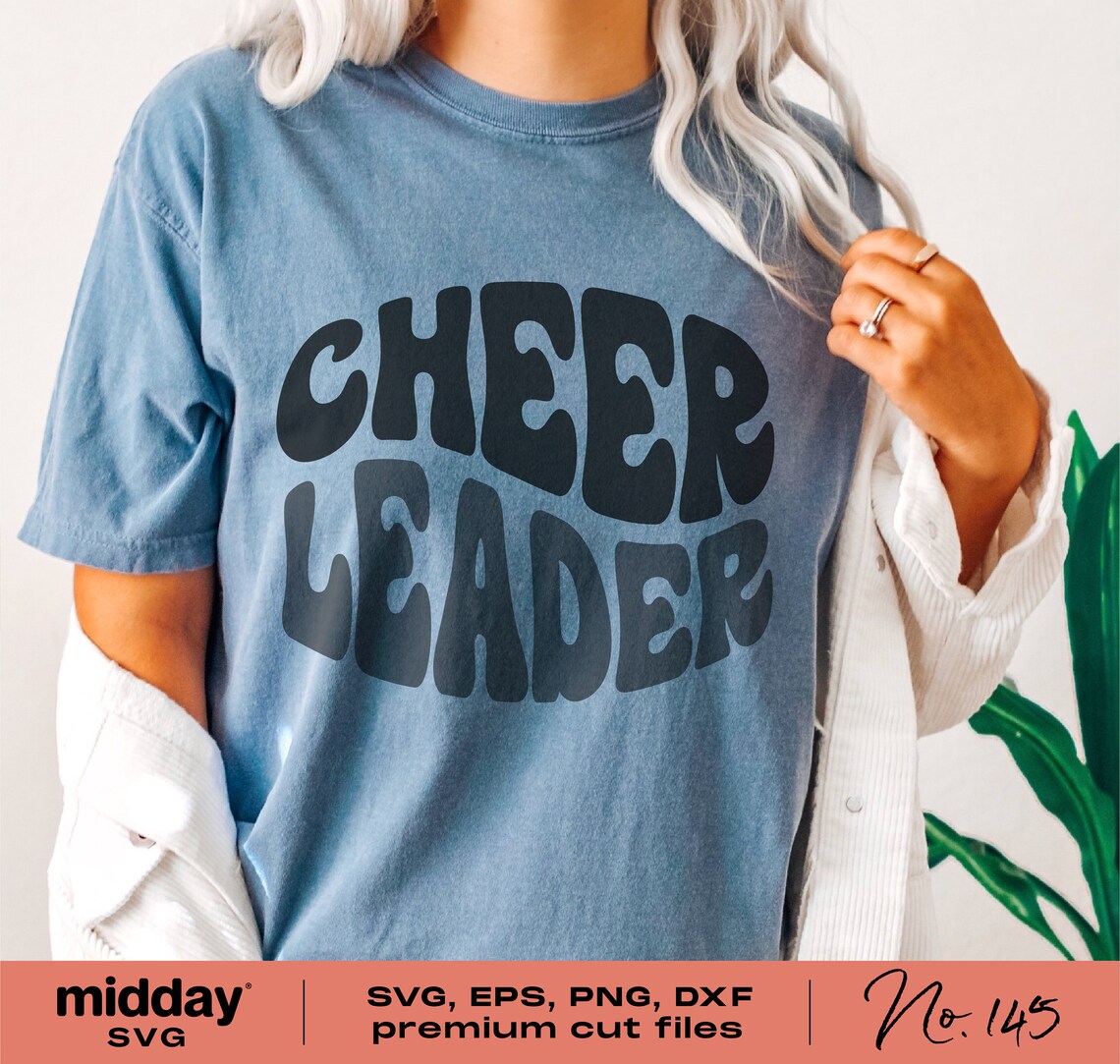 Cheerleader Svg Png Dxf Eps Retro Cheerleading Design - Etsy