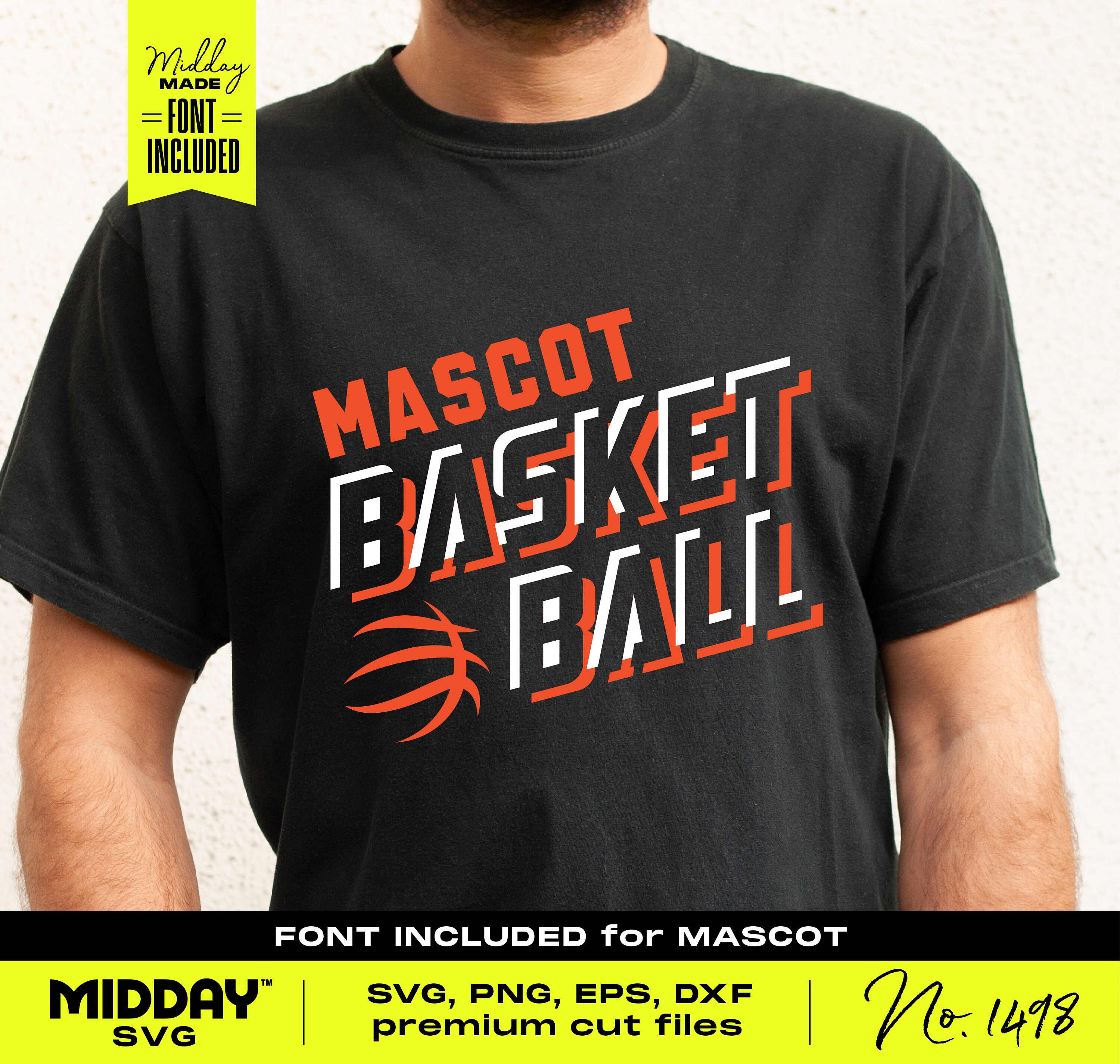 Basketball Team SVG, Mascot Font (digital Download) - Etsy