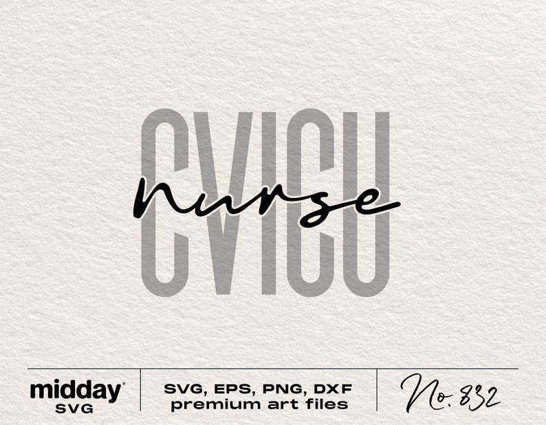 CVICU Nurse Svg Png Cricut Cut Files Cardiovascular Nurse - Etsy Canada