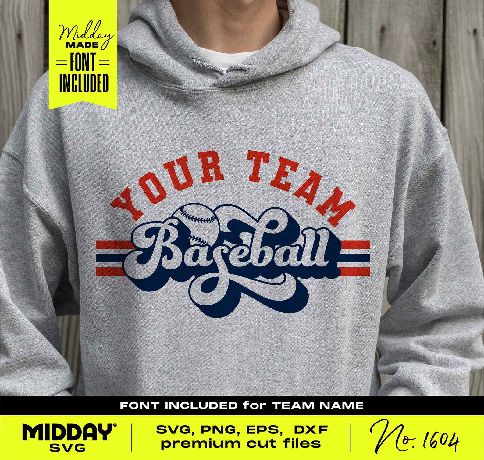 Beautifully Crafted Baseball SVG - Team Design With Elegant Lettering ...