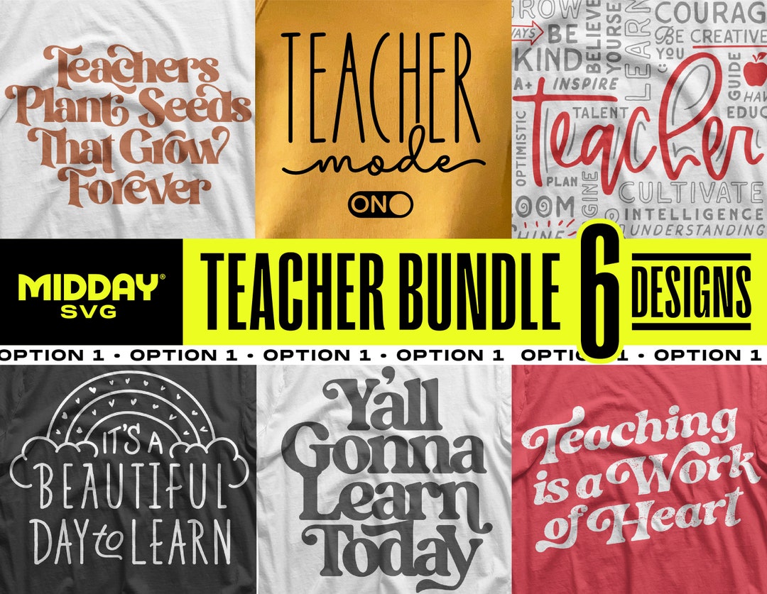 Inspire and Educate: Digital Teacher SVG PNG Bundle Pack V1 - Etsy