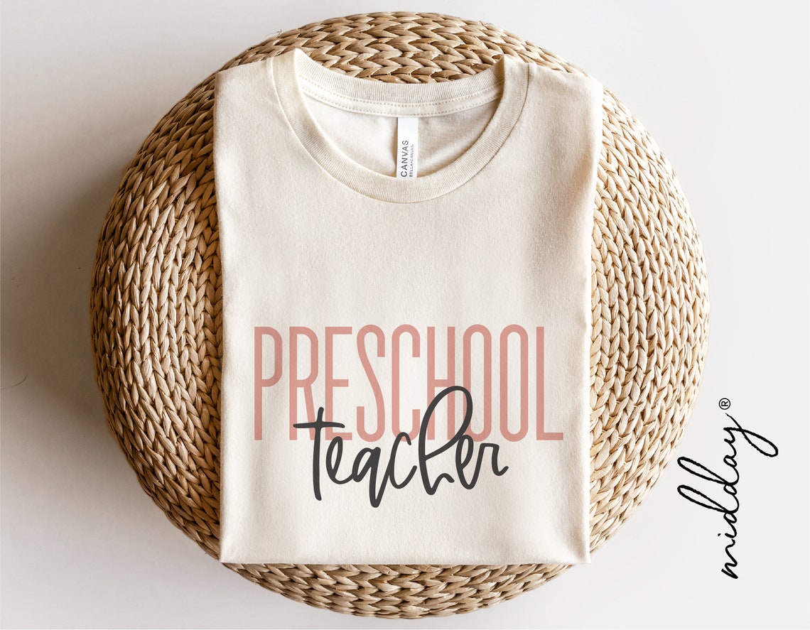 Preschool Teacher Svg Png Ai Dxf Eps Cricut Cut File - Etsy