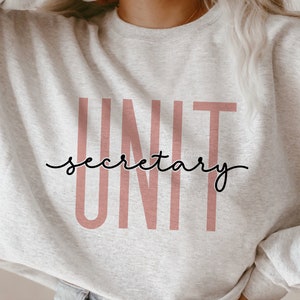 Unit Secretary Svg, Png Dxf Eps Ai, Cricut Cut File, Silhouette ...