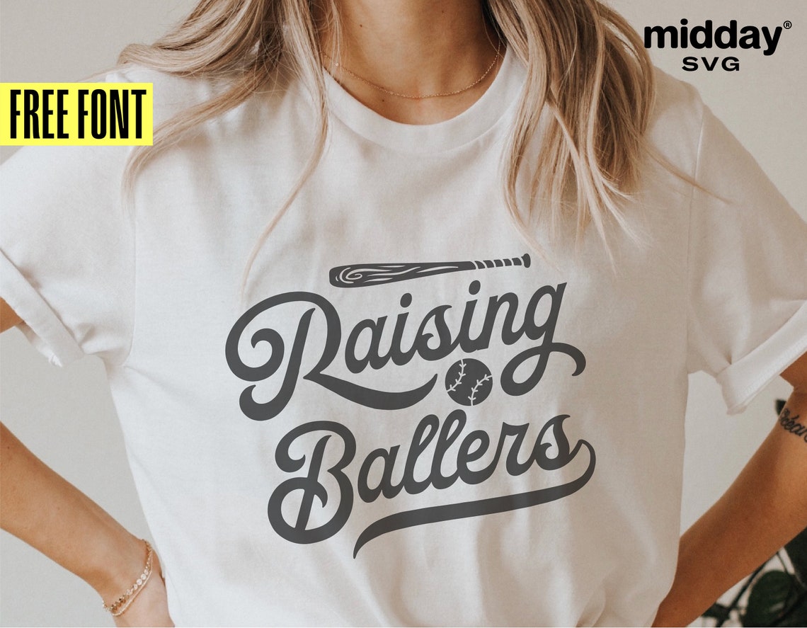 Raising Ballers Svg Png Dxf Eps Ai Baseball Mom or Dad Svg - Etsy