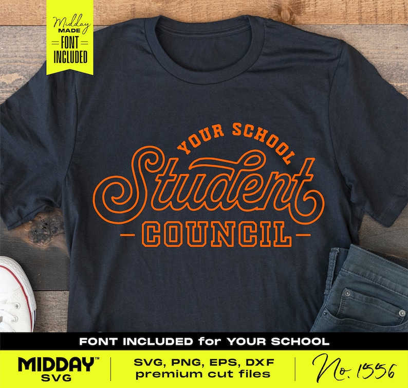 Student Council Design, School Svg, Png, Eps, Dxf (digital Download) - Etsy