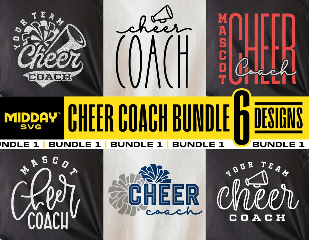 Cheer Coach Svg Bundle, Cheer Coach Bundle Png, Cheer Team Svg ...