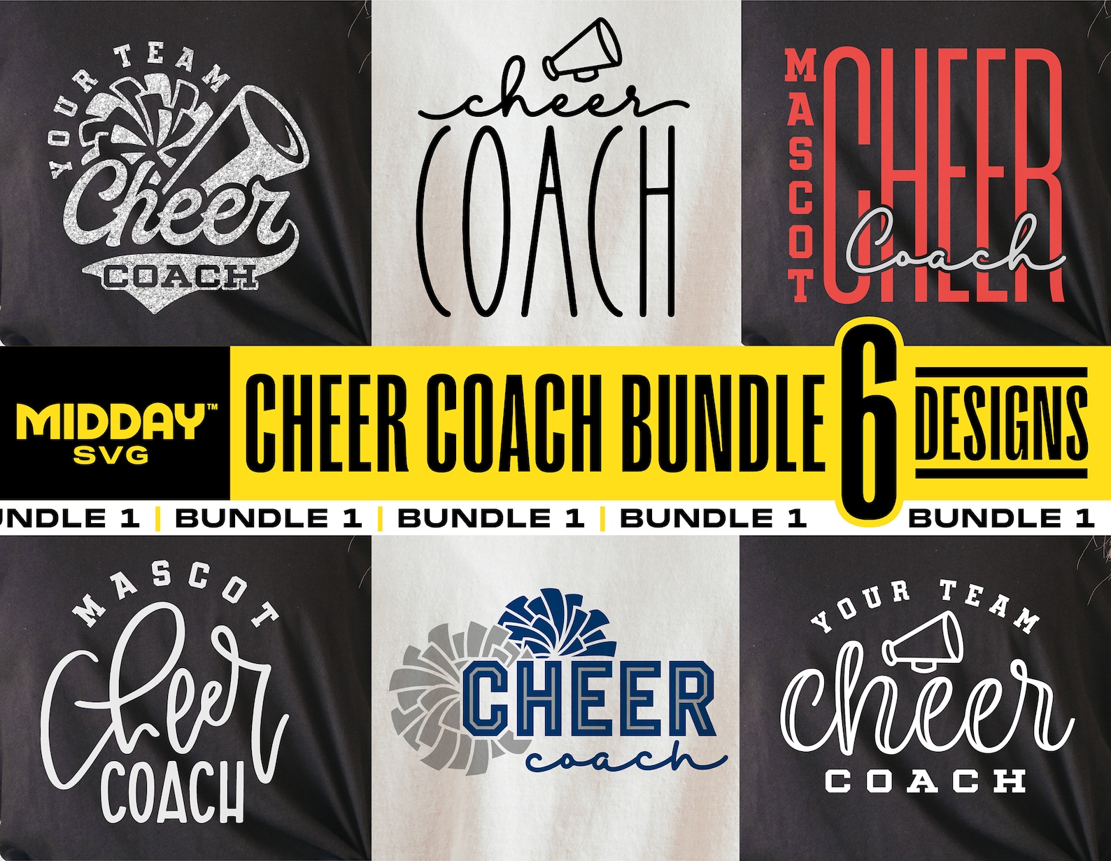 Cheer Coach Svg Bundle, Cheer Coach Bundle Png, Cheer Team Svg ...