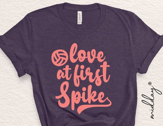 Love at First Spike Svg Volleyball Svg Png Eps Dxf - Etsy