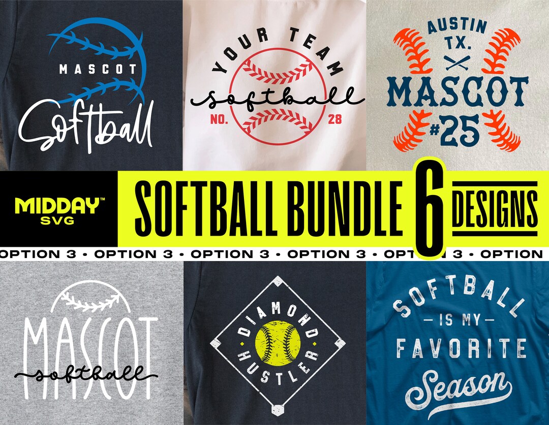 Ultimate Softball SVG PNG Bundle Vol. 3- Instant Download - Etsy