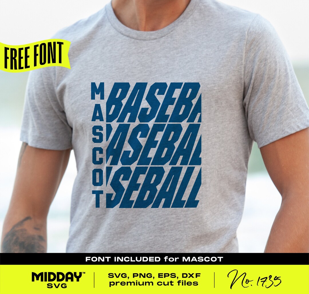 DIY Customizable Baseball Team Template SVG & PNG for Athletic Style - Etsy