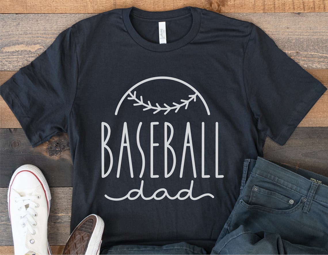 Baseball Dad Svg Png Ai Eps Dxf Baseball Dad Shirt Cricut | Etsy
