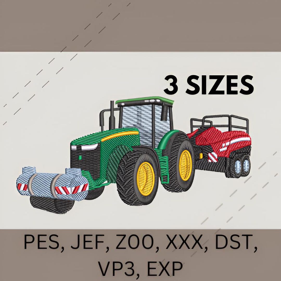 Embroidery Design Tractor, Machine Embroidery Designs Tractor ...