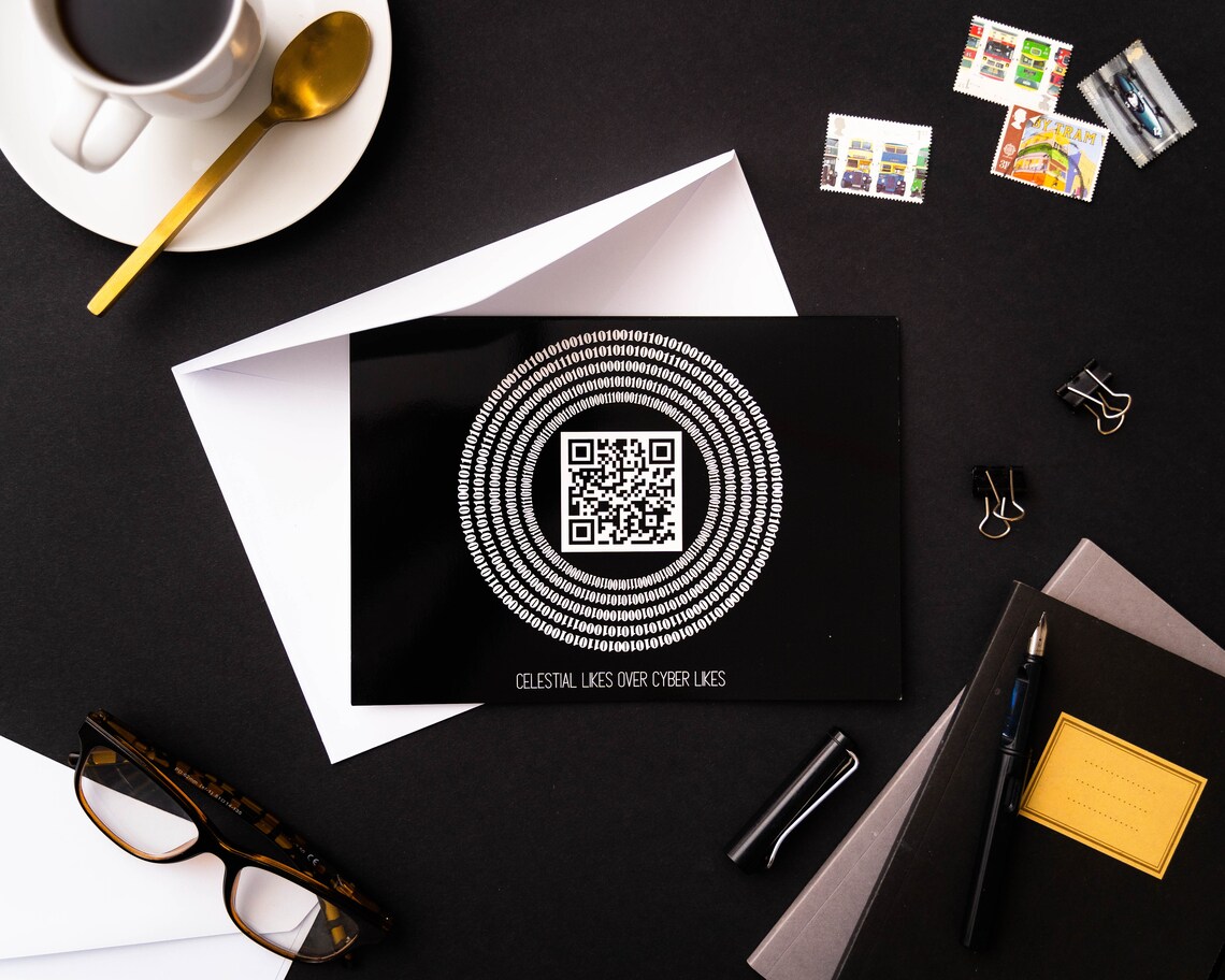 The QR Code kaaba Islamic Greeting Card ramadan Hajj - Etsy UK