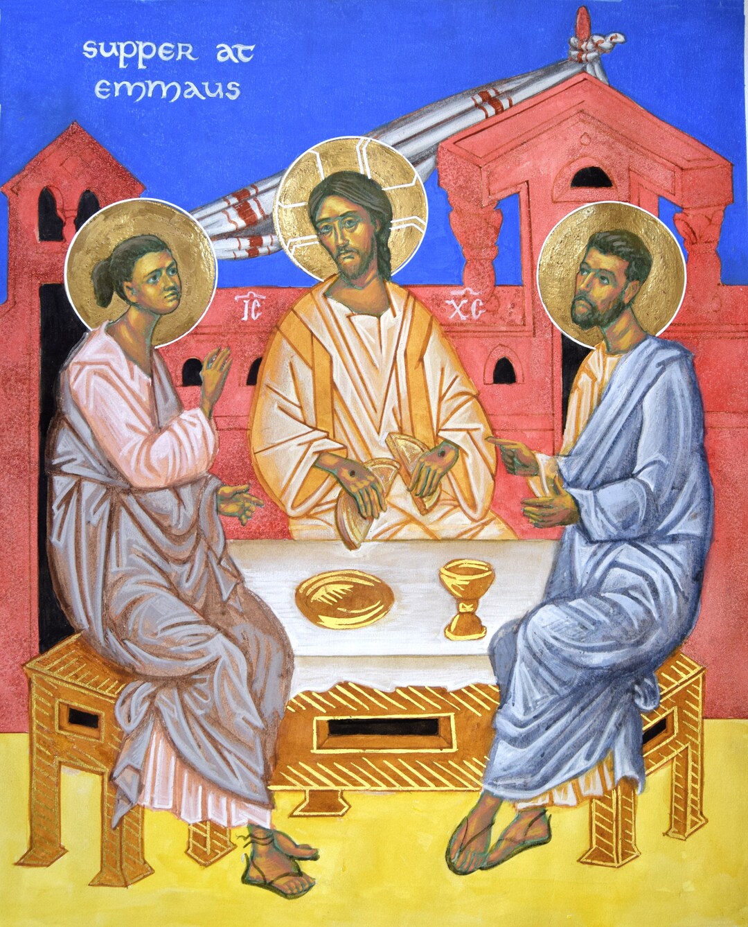 The Supper at Emmaus | 10 X 8 Inch | Giclee Print - Etsy