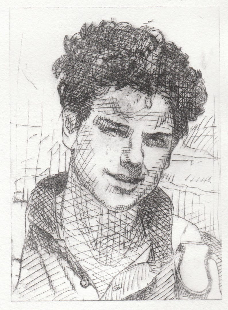 Blessed Carlo Acutis | Original Drypoint Etching | Edition of 25 ...