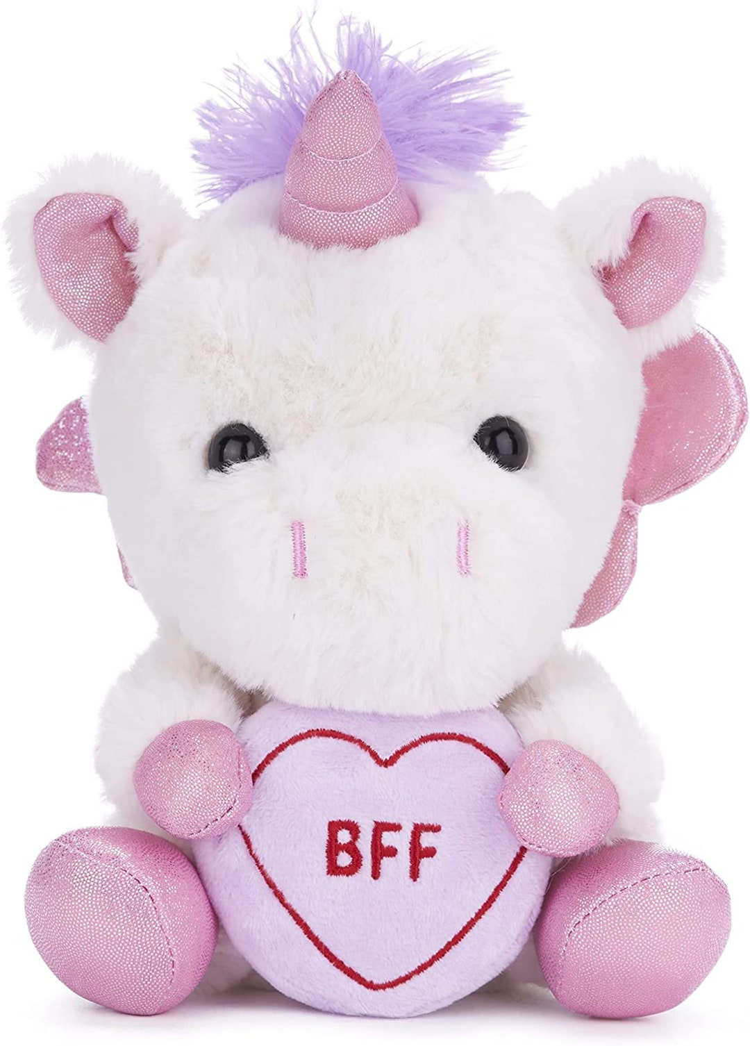 Swizzels Love Hearts Best Friends Unicorn 'BFF' Soft Toy With Message ...