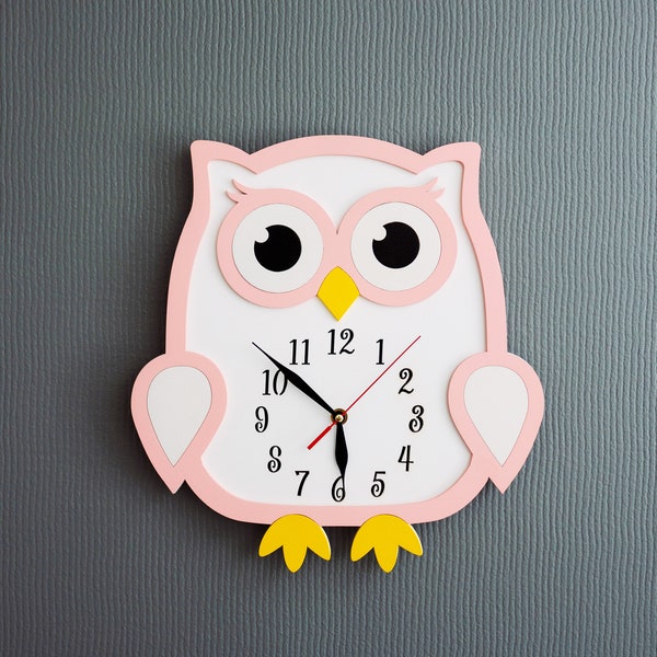 Wooden Owl Clock - Etsy