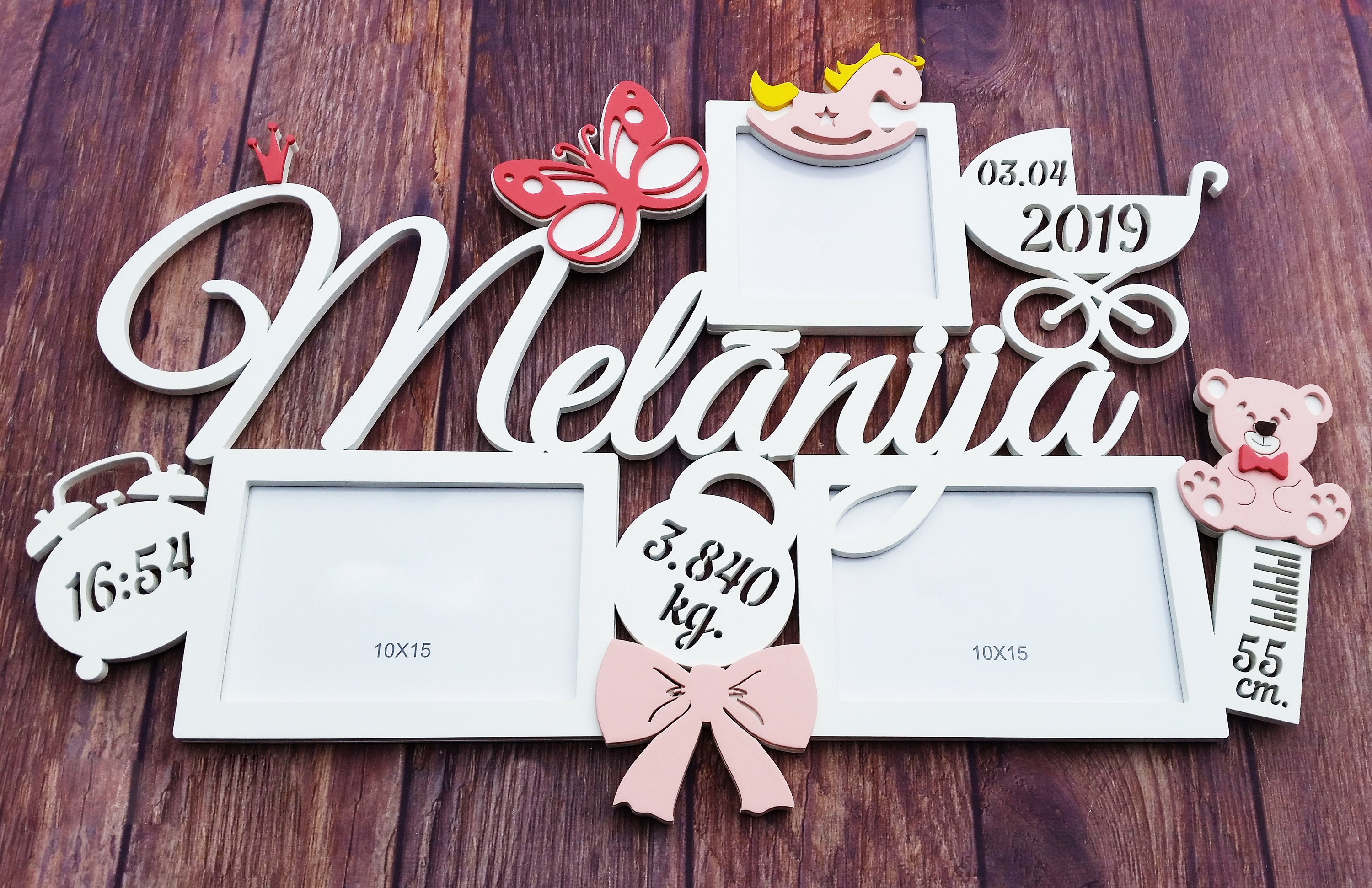 Baby Gift Personalized Baby Photo Frame Newborn Gift Baby - Etsy
