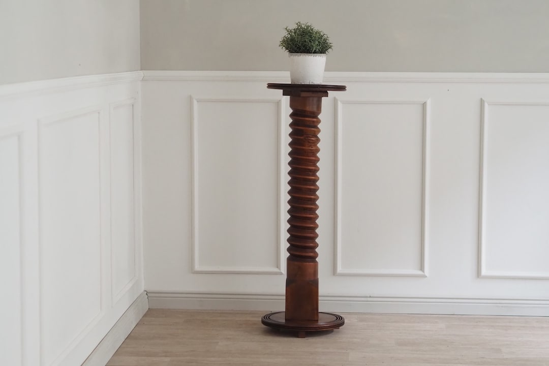 EPOCHE 1890 Flower Stand Antique Column Vintage Plant Table - Etsy