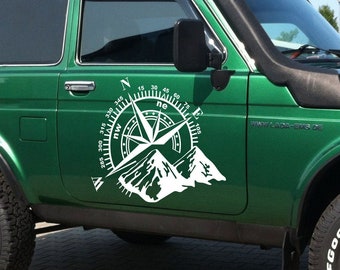 Off Road Compass Decal - Etsy