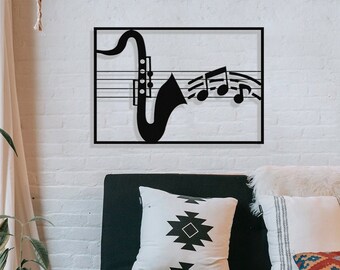 Saxophone Wall Decor - Etsy