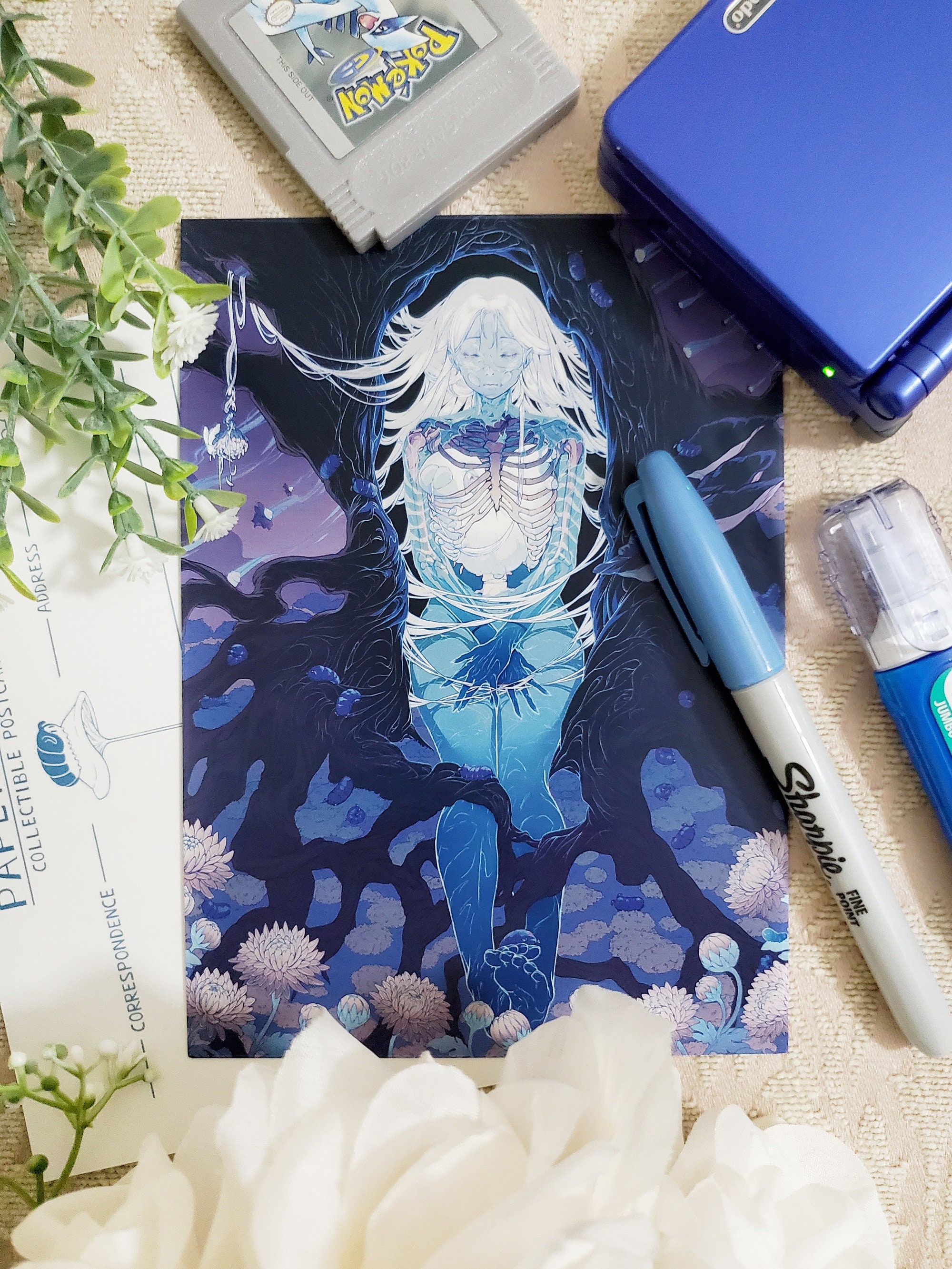 PAPER LARVA Art Postcard Set Dreamy Aesthetic Anime Mini - Etsy