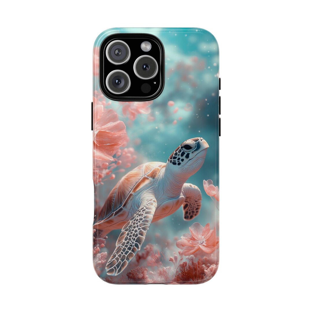 Sea Turtle Coral Reef Phone Case: Iphone, Samsung Galaxy, Google Pixel ...