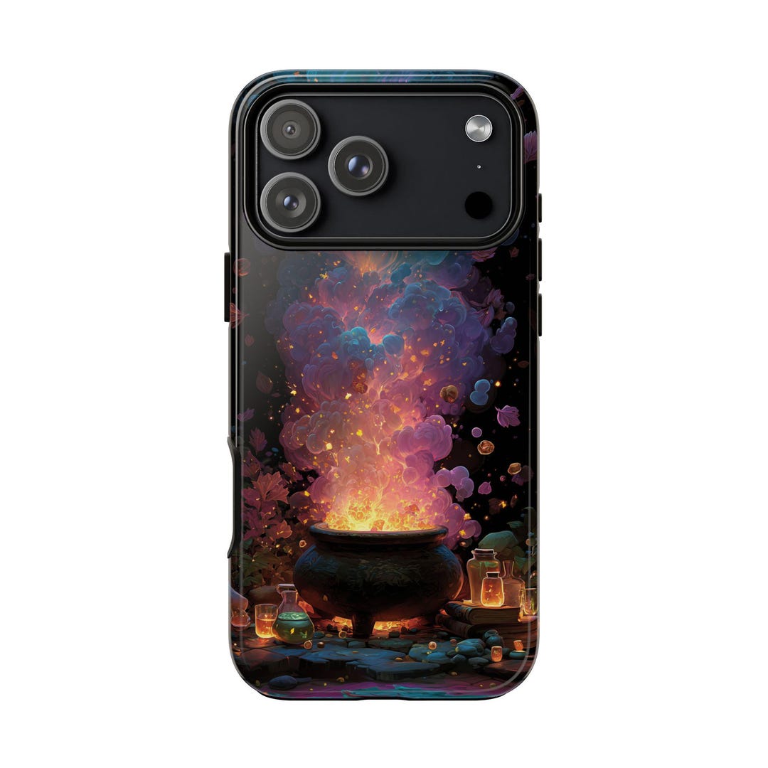 Witch Cauldron Colorful Bubbling Smoke Phone Case Cover: iPhone 17 16 ...