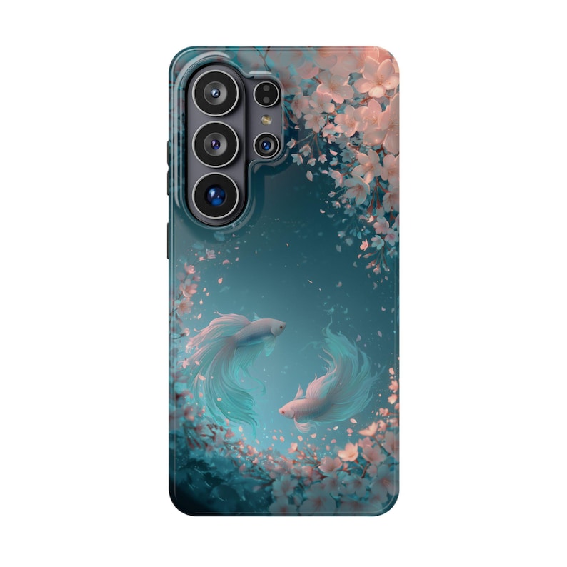 Koi Sakura Pond Vortex Fish Phone Cover | Custom Case | Lifetime ...