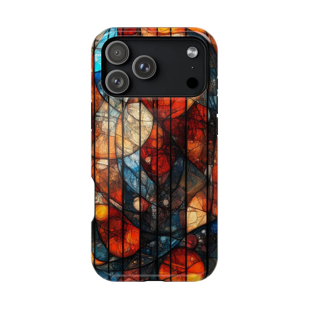 Abstract Red Blue Solar Current Artwork Phone Cover Case: Iphone ...