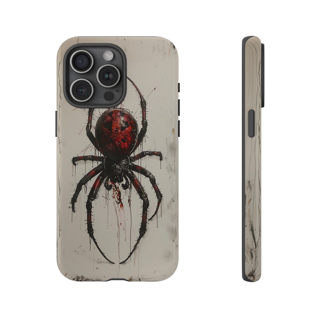 Black Widow Arachnid Red Spider Phone Case: Iphone, Galaxy, Pixel ...