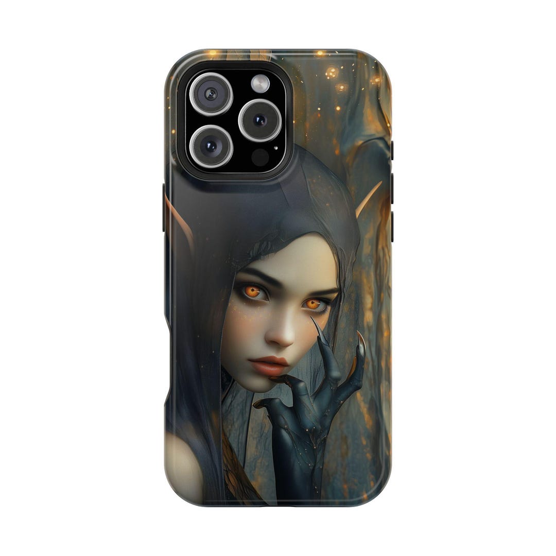 Elven Girl Ember Eyes Veil Forest Woods - Phone Case for iPhone 17 16 ...