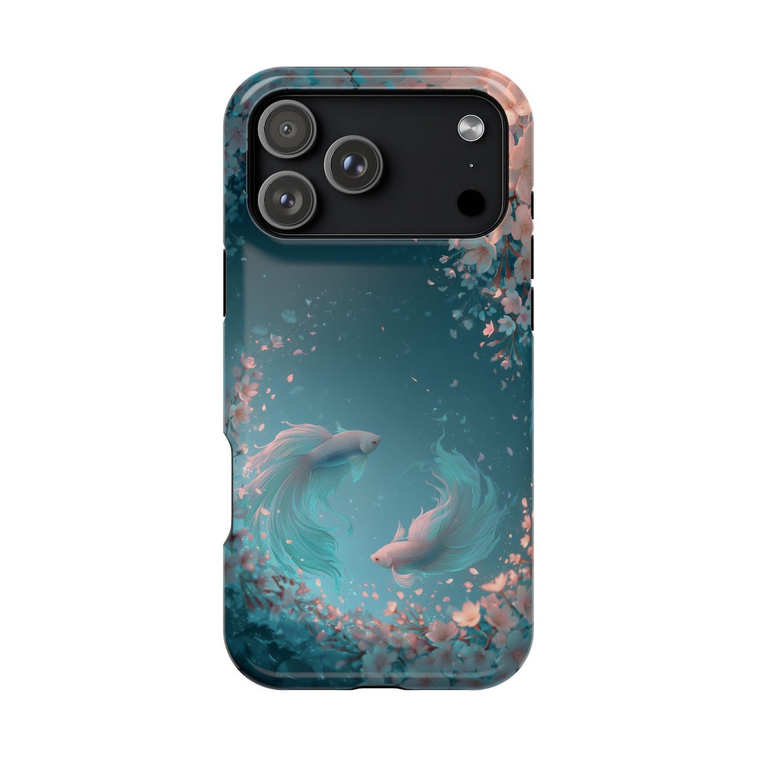 Koi Sakura Pond Vortex Fish Phone Cover | Custom Case | Lifetime ...