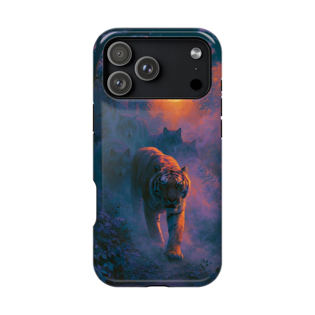 Tiger Wolf Jungle Spirit Phone Cover | Custom Case | Lifetime Warranty ...